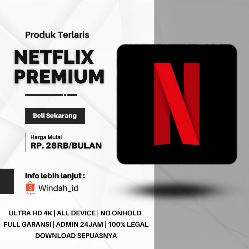 Jual NETFLXXX 1-3BULAN DAN TAHUNAN 4K UHD PREMIUM BERGARANSI 100% AMANAH PREMIUN NETLIX | Topi ...