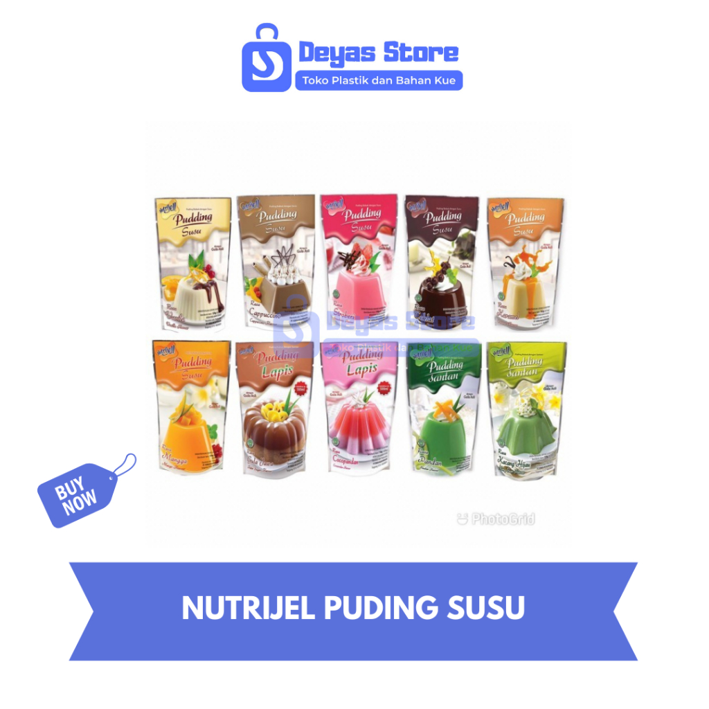 Jual NUTRIJELL PUDING SUSU/PUDING INSTANT 145GR | Shopee Indonesia