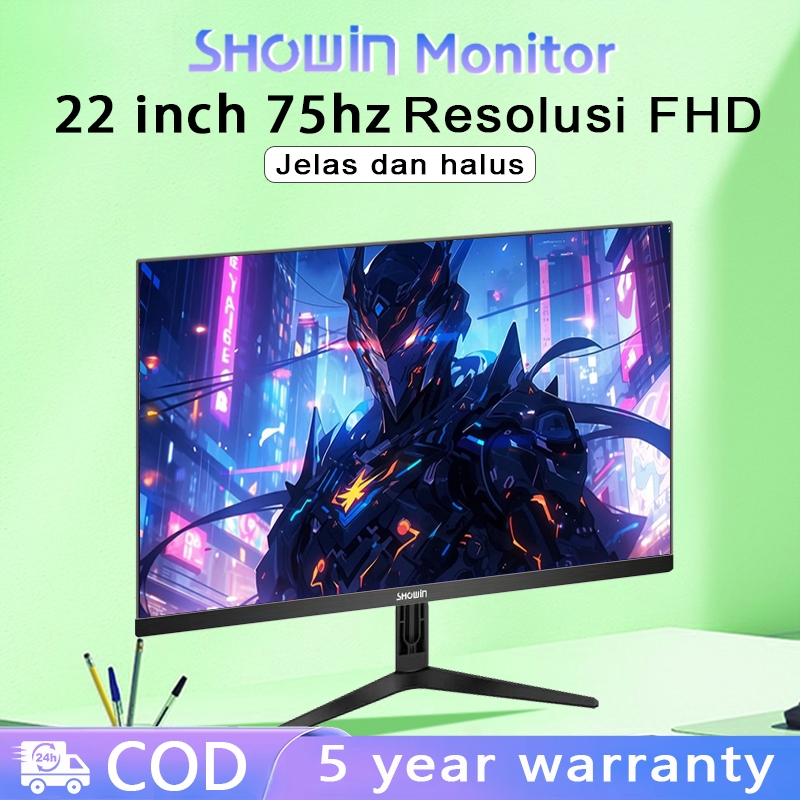 Jual Monitor Komputer LED SHOWIN 22 Inch Tampilan HD Jernih Cocok untuk ...