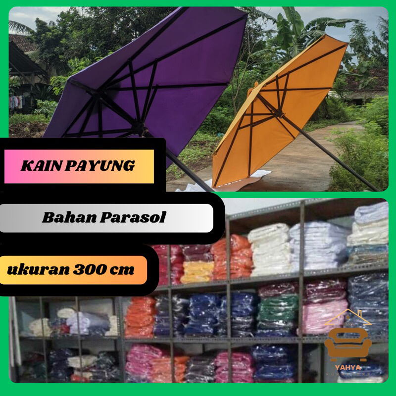 Jual Kain Tenda Meja Payung Taman Pantai Halaman Teras Cafe Tenda ...