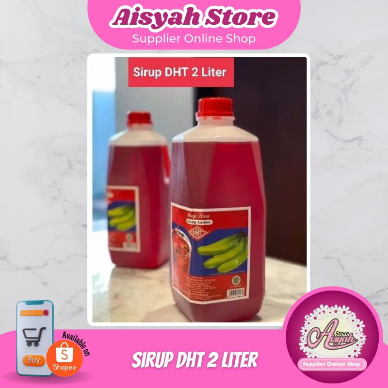 Jual SIRUP DHT PISANG AMBON ASLI MAKASSAR 2 LITER | Shopee Indonesia
