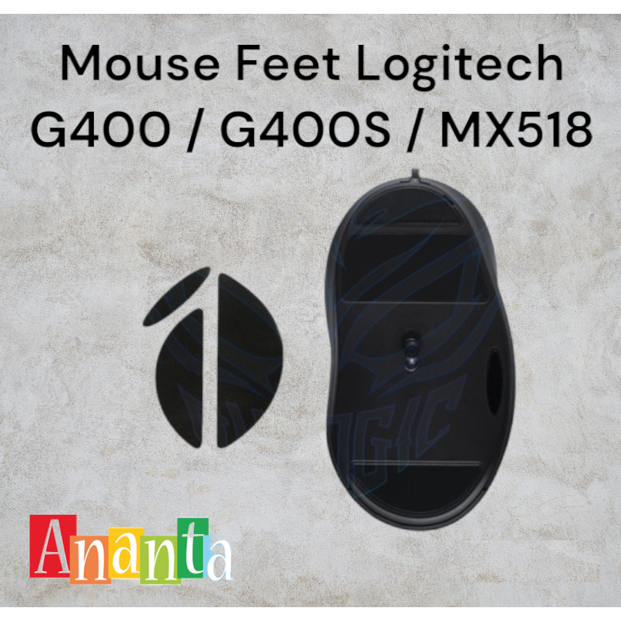 Jual Mouse Feet Glide Logitech G400 G400S MX518 Kaki Mouse Alas Mouse ...