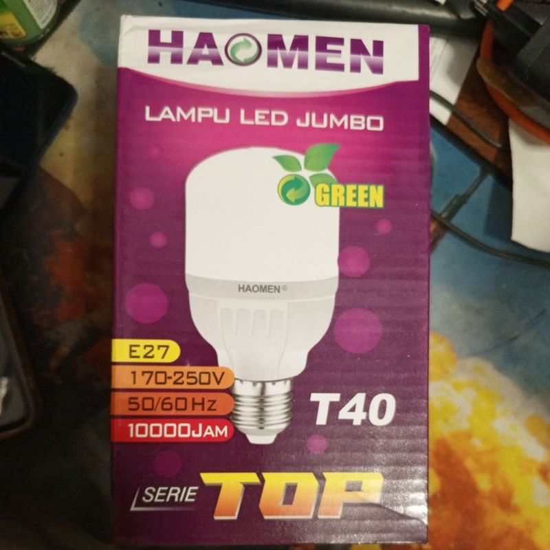 Jual Lampu LED Haomen Top 40W LED tabung jumbo lampu termurah besar 40 Watt SNI | Shopee Indonesia