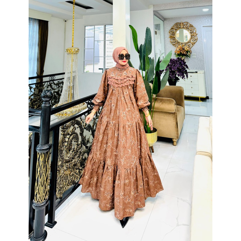 Jual NEW PRILLY DRES KATBOL SET PASHMINA ORIGINAL BY SITI ASOFUROH ...