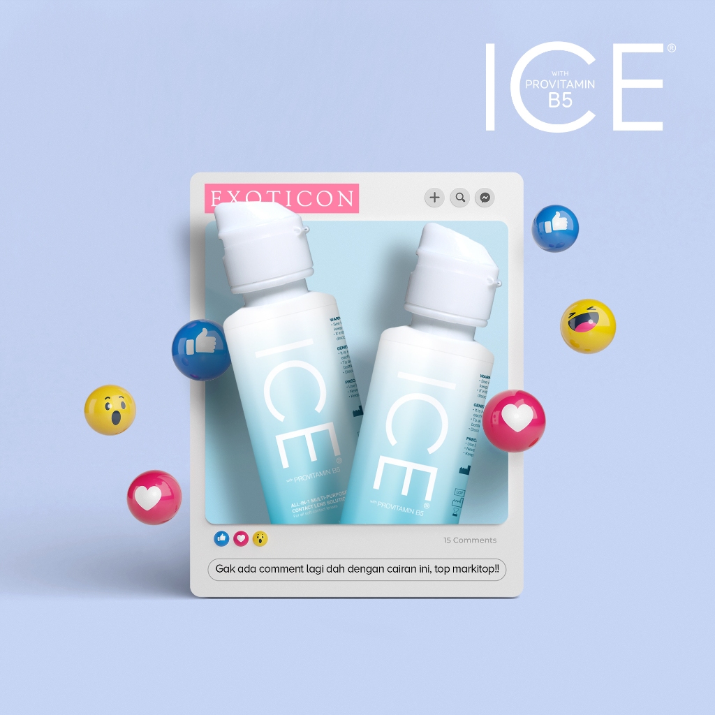 Jual (HARGA GROSIR) Air Softlens ICE 60ml / Cairan Softlens Ice 60 ML ...