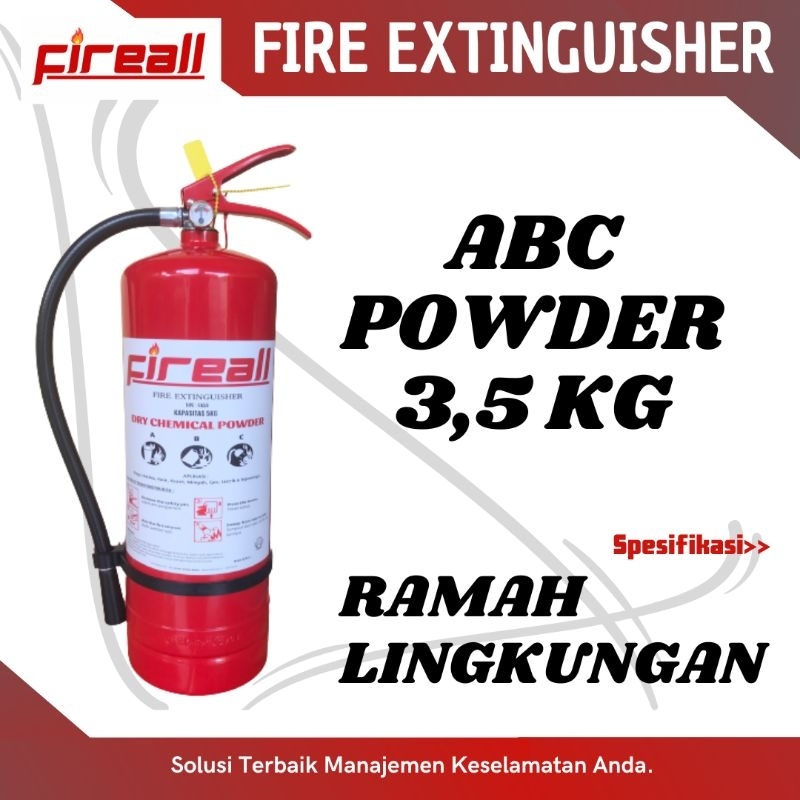 Jual APAR POWDER 3,5KG (FULLSET+ISI) - FIREALL | Shopee Indonesia
