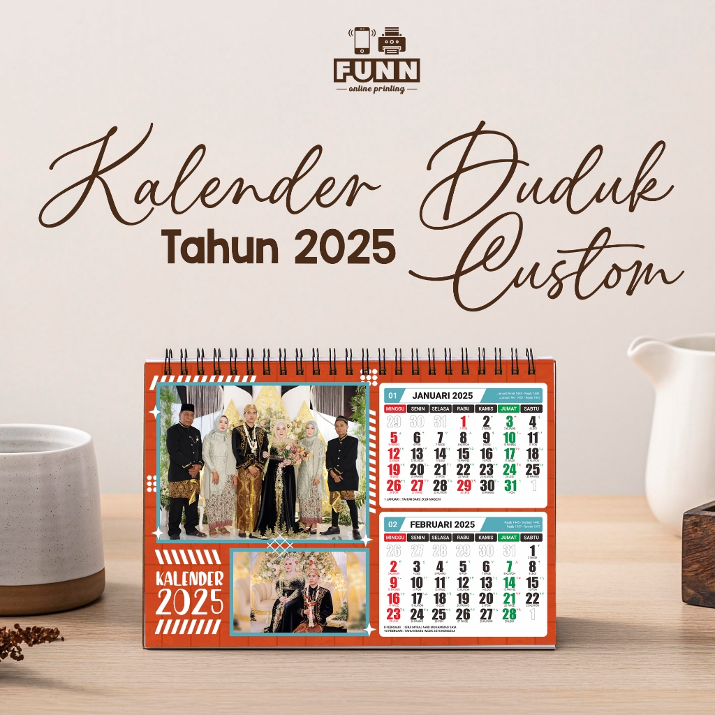 Jual KALENDER DUDUK CUSTOM 2025 | KALENDER DUDUK CUSTOM | KALENDER 2025 ...