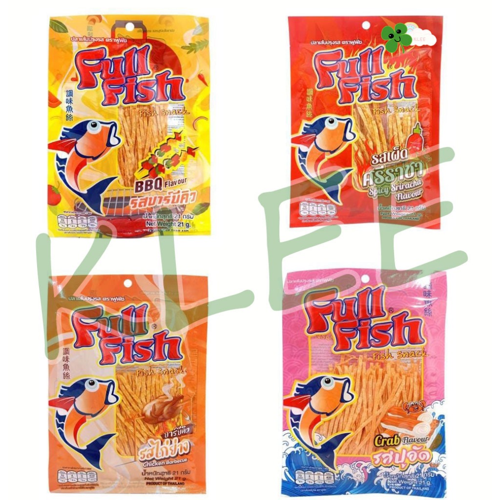 Jual FULLFISH Ikan Dried Fish Fillet Snack Rasa Chicken BBQ Crab Spicy ...