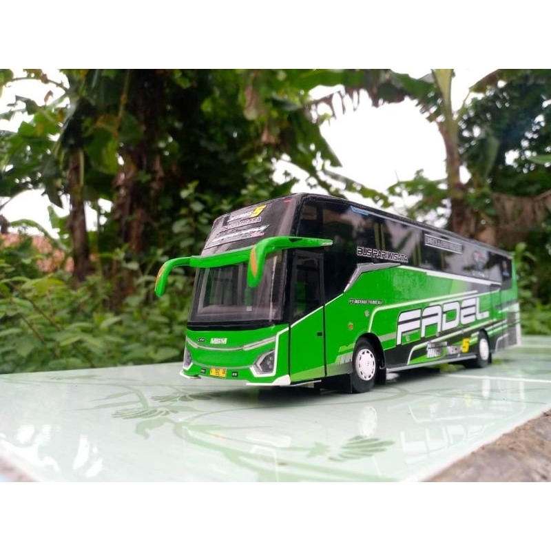 Jual Miniatur bus remot control telolet basuri Fadel full lampu Leed ...