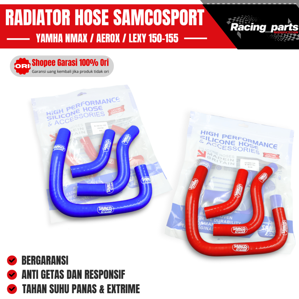 Jual SELANG RADIATOR AEROX 155 Selang Radiator N-MAX SELANG RADIATOR ...