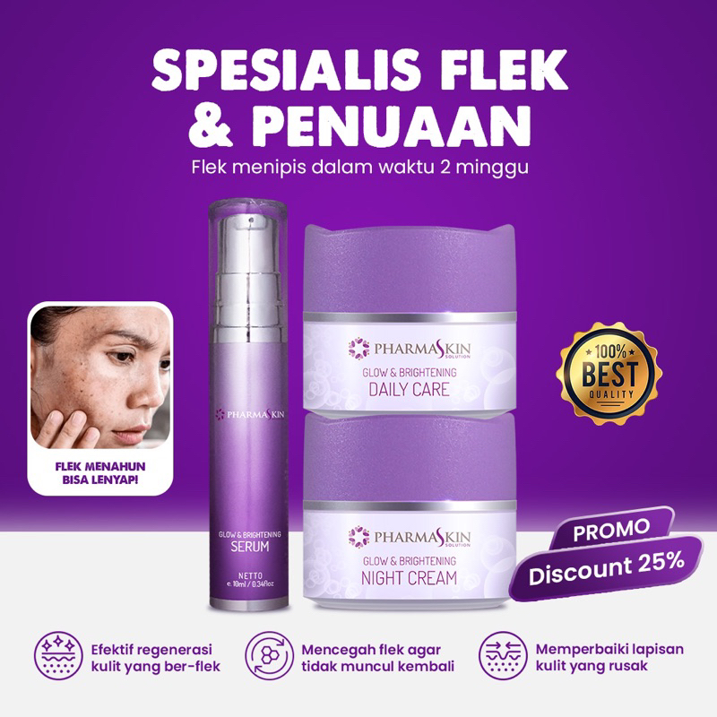 Jual Cream flek hitam membandel bpom By Pharmaskin Solution Intensive Flek Daily Pharmaskin ...