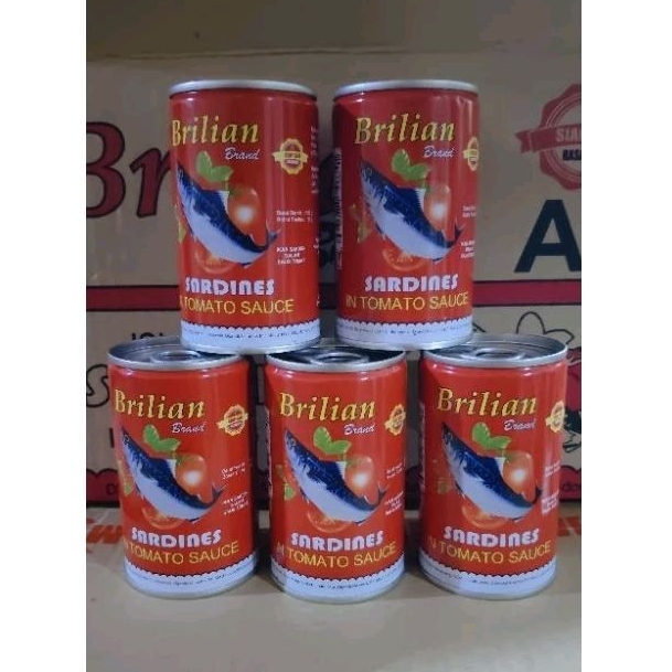 Jual PAKET 5 PCS SARDEN BRILIAN 155gr Saus Tomat ex 2027 | Shopee Indonesia