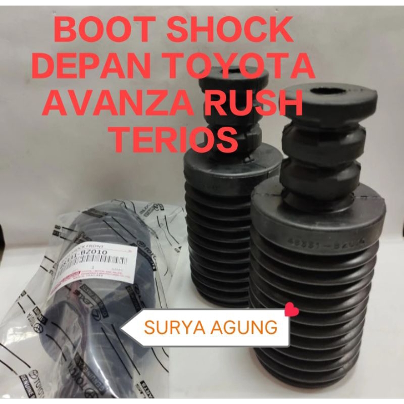 Jual BOOT SHOCK DEPAN / TUTUP SHOCK DEPAN TOYOTA AVANZA XENIA RUSH ...