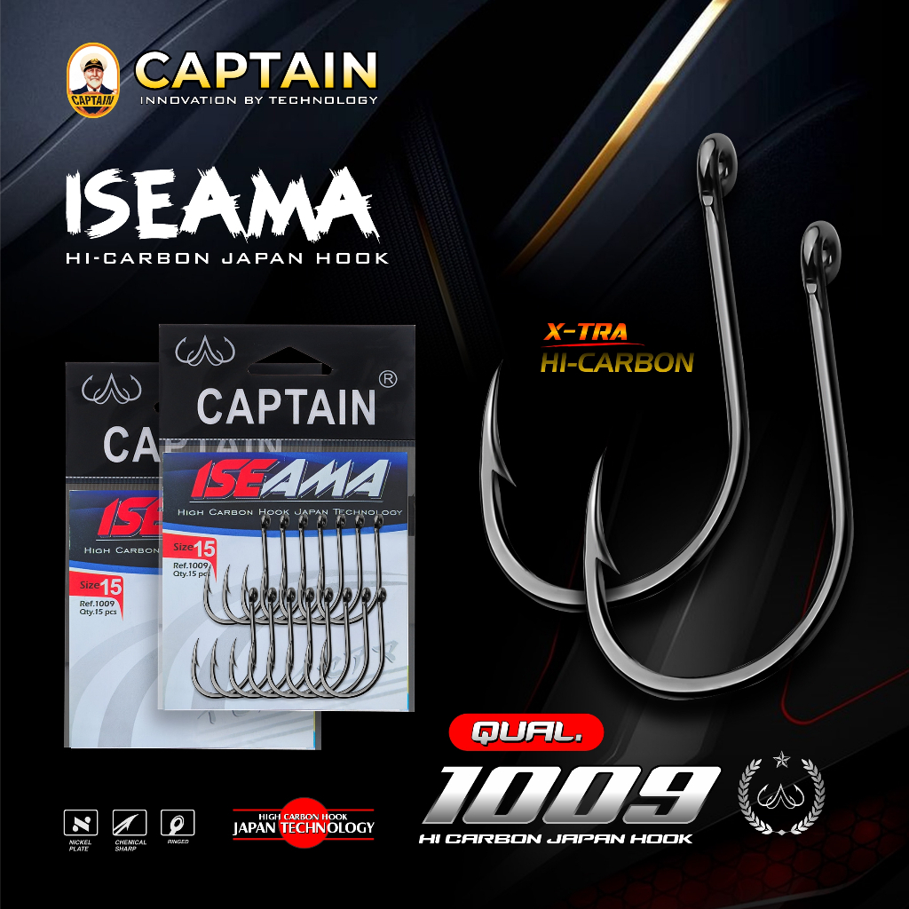 Jual MATA KAIL PANCING CAPTAIN ISEAMA 1009 TEBAL DAN SUPER TAJAM ...