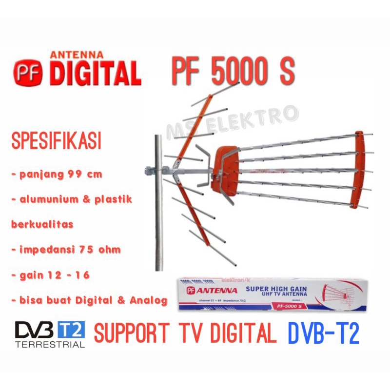 Jual Antena Legend PF Goceng 5000 S bisa Analog dan Digital DVBT2 | Shopee Indonesia