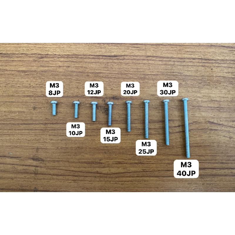 Jual BAUT M3 UKURAN M3 x 8 / 10 / 12 / 15 / 20 / 25 / 30 / 40 KEPALA ...