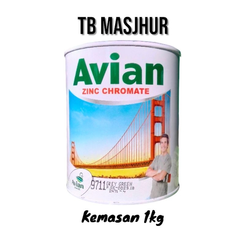 Jual Cat Avian Zinc Chromate Cat Dasar Besi Kemasan 1kg | Shopee Indonesia