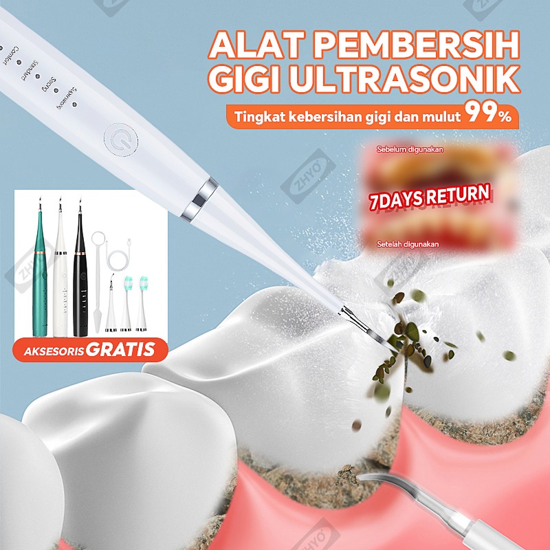 Jual Sikat Gigi Listrik Ultrasonik Scaler Gigi Alat Penghilang Kalkulus ...