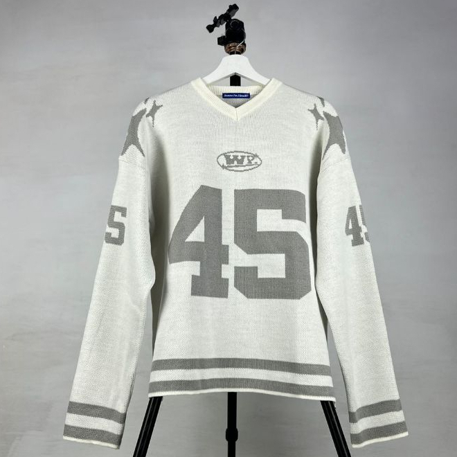 Jual Wp Company - ROKY White Knitwear BOXY Baseball WP Company Acrylic ...