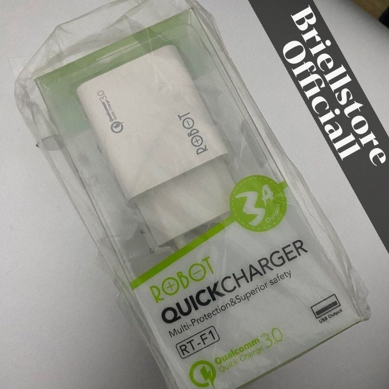 Jual ROBOT CHARGER ADAPTOR RT-F1 3A ORIGINAL RESMI | Shopee Indonesia