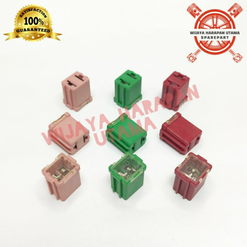 Jual Sekring Pusat Kecil Skring Fuse Center Pendek Garis 30A 40A 50A ...