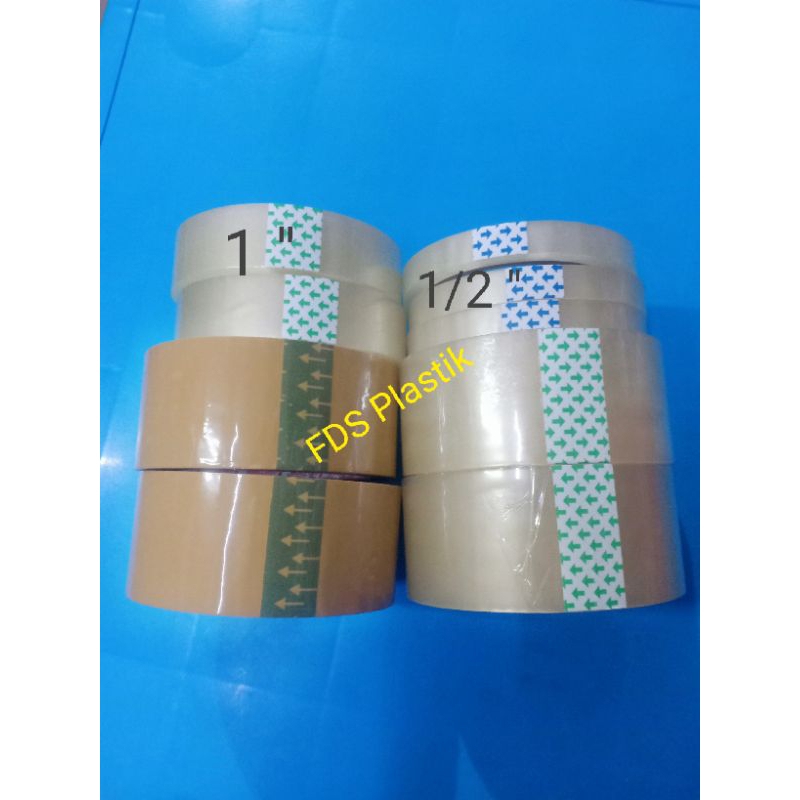 Jual LAKBAN / ISOLASI BENING COKLAT 72 YARD | Shopee Indonesia