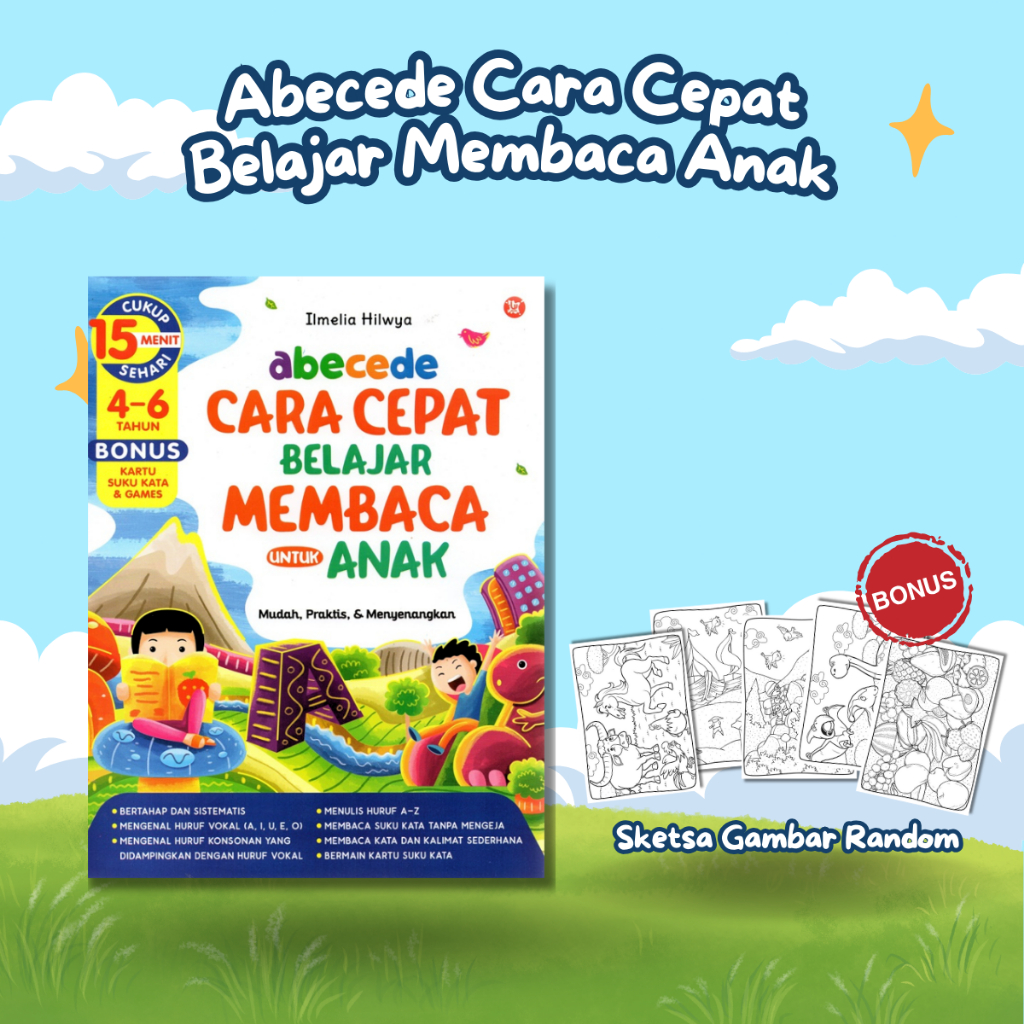 Jual AG - Buku ABECEDE Cara Cepat Belajar Membaca Untuk Anak (Free ...
