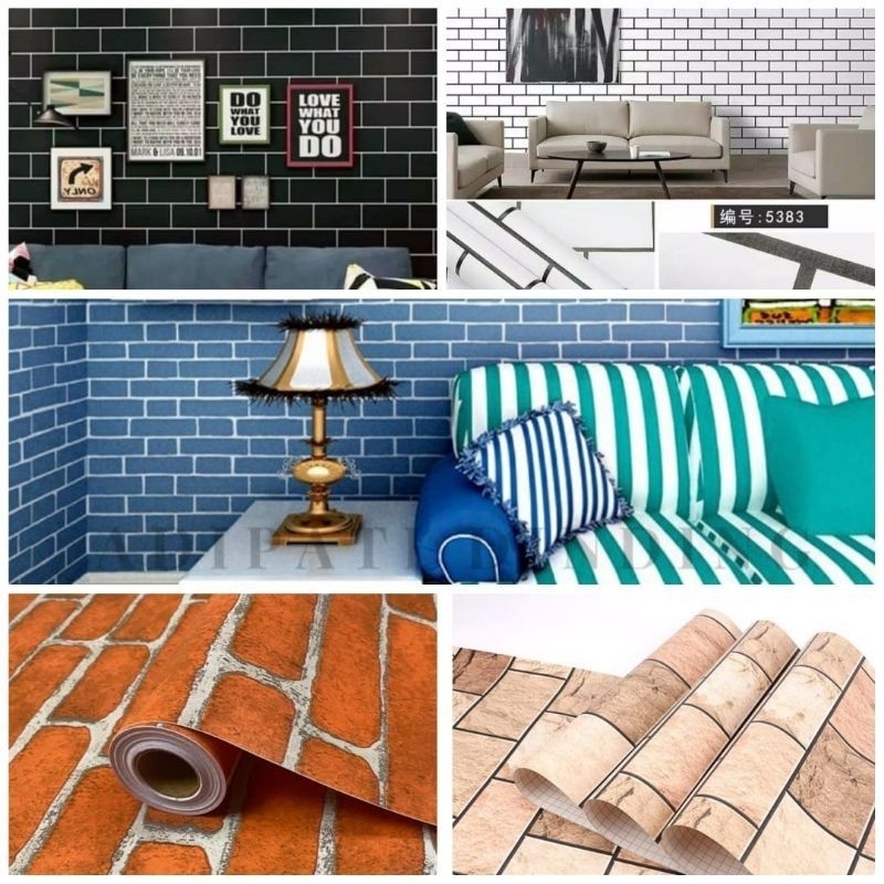 Jual OBRAL!! WALLPAPER DINDING BATA/STIKER DINDING DEKORASI RUANGAN ...