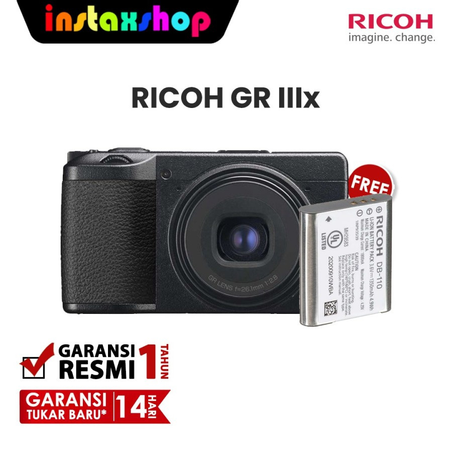 Jual RICOH GR III X GRIII Digital Kamera Pocket Resmi | Shopee Indonesia