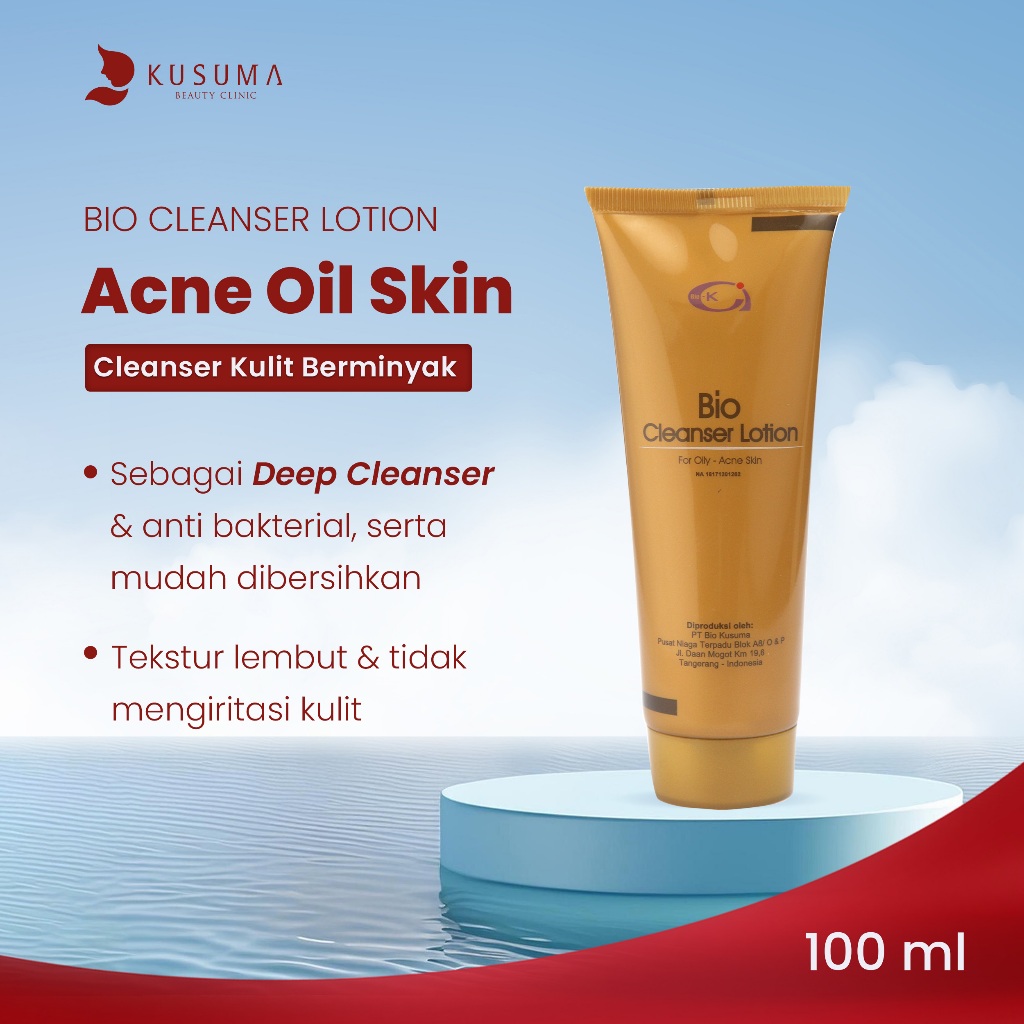 Jual Kusuma Beauty - Bio Cleanser Lotion Acne Oil 100ml - Cleanser ...