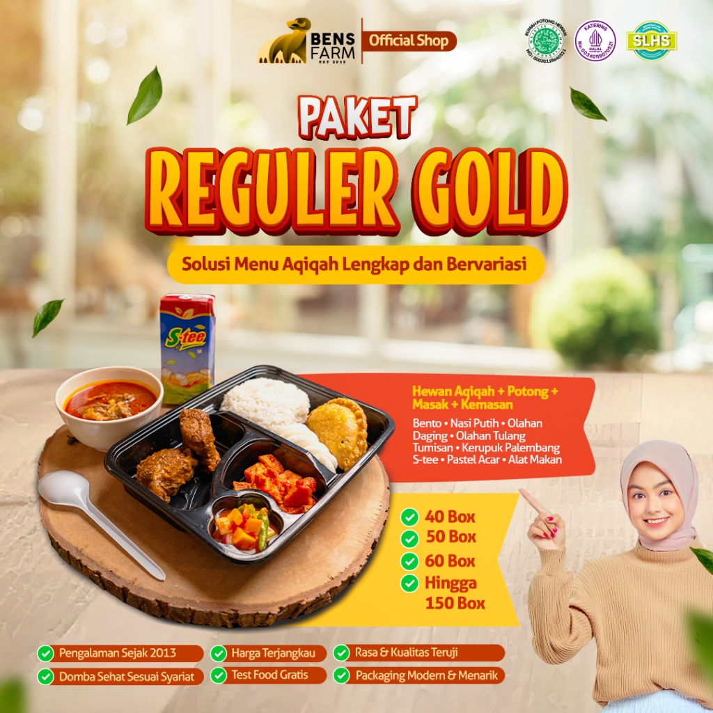 Jual Bens Farm - Paket Aqiqah Reguler Gold | Shopee Indonesia