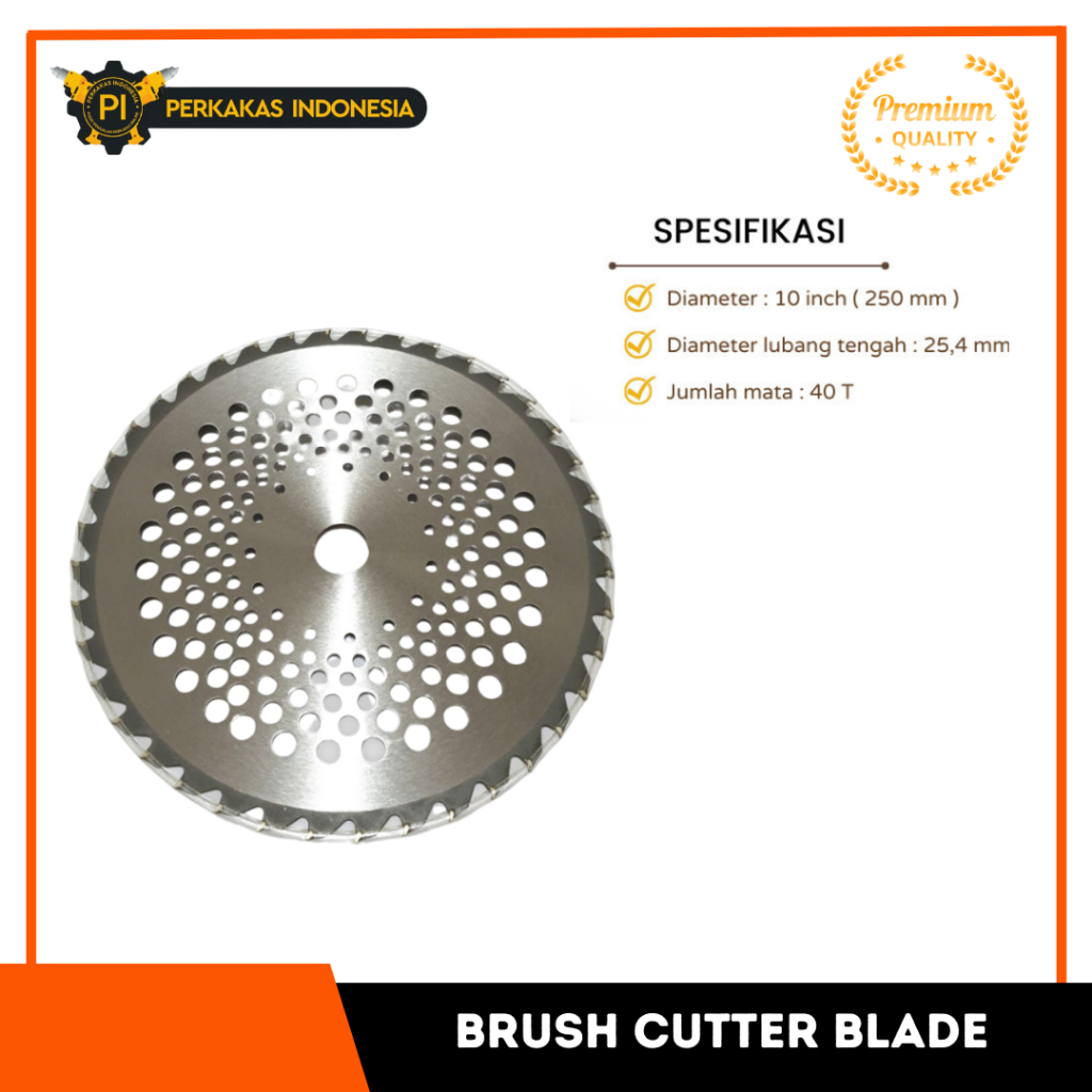 Jual Mata Pisau Mesin Potong Rumput 10 Inch 40T Pisau Rumput Bulat 40T ...