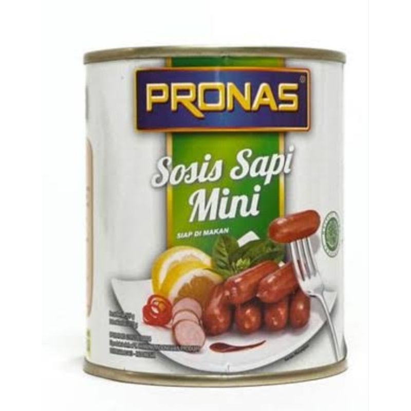 Jual Pronas Sosis Sapi Mini Kaleng ( Sopini ) 325 gram | Shopee Indonesia
