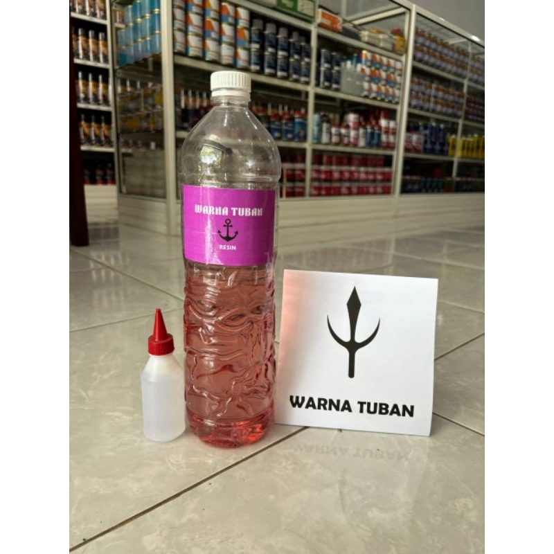 Jual Resin Merah 1 kg + Catalis 30 ml | Shopee Indonesia