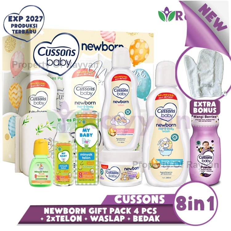 Jual (CP)Cussons Baby Set Newborn Gift Pack 8in1 | Paket Hadiah Lahiran ...
