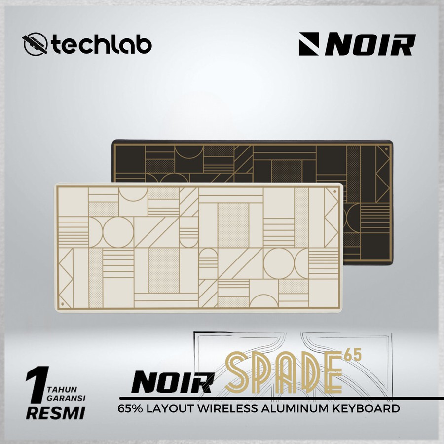 Jual Noir Golden Symmetry Deskmat / Spade65 Desk Mat / Mouse Pad ...