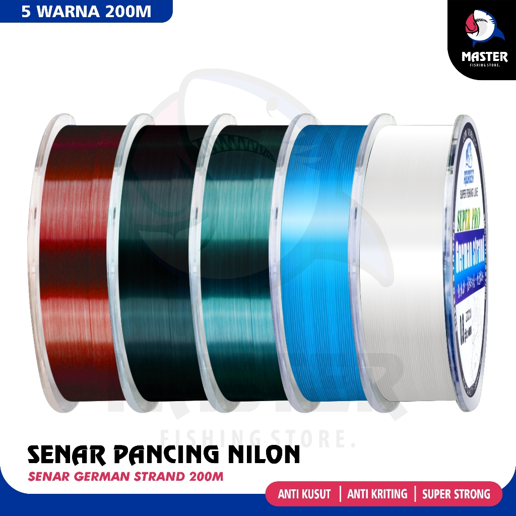 Jual MFS - Tali Pancing Germany Fishing Line 200m Senar Pancing Premium ...