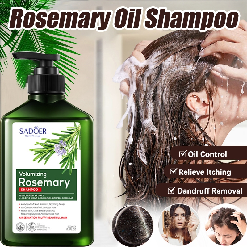 Jual Shampo Anti Ketombe Penghilang Ketombe Anti Gatal Shampoo 500ml Shampo Pelembab Rosemary ...