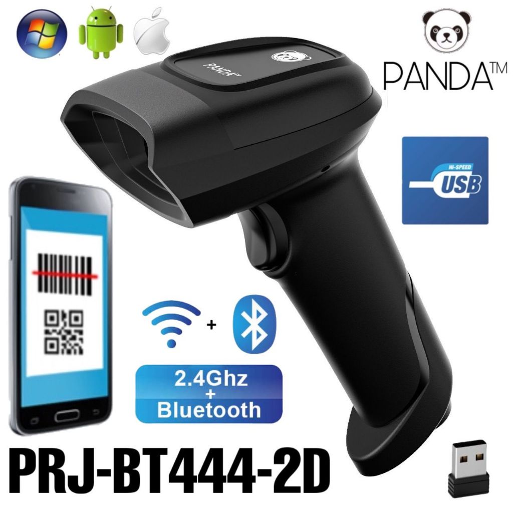 Jual PRJ-BT444-2D 3in1 2D BARCODE SCANNER (USB+BLUETOOTH+2.4G WIRELESS ...