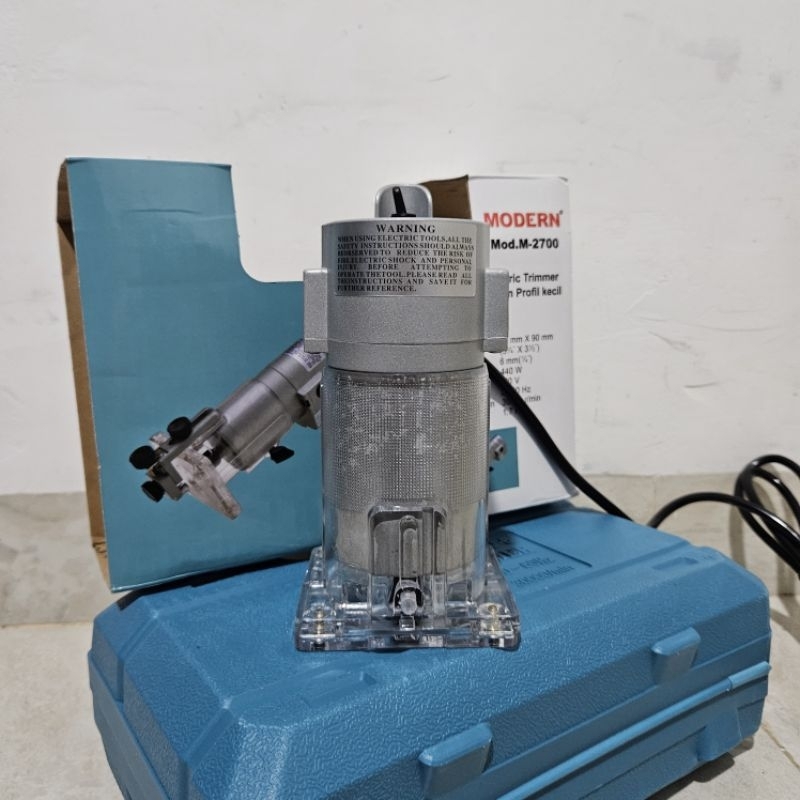 Jual Mesin Profil Kayu Kecil MODERN M-2700 Electric Trimmer 82 x 90mm ...