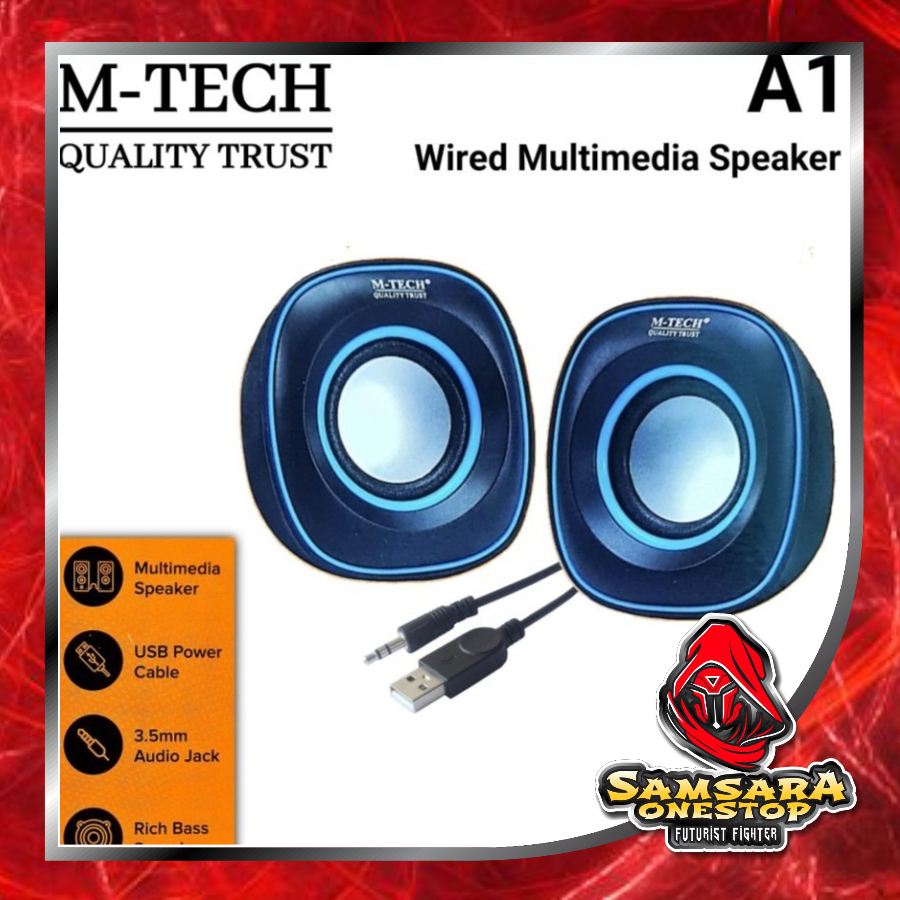 Jual Speaker M-Tech Original Multimedia PC Komputer Laptop A1 | Shopee Indonesia