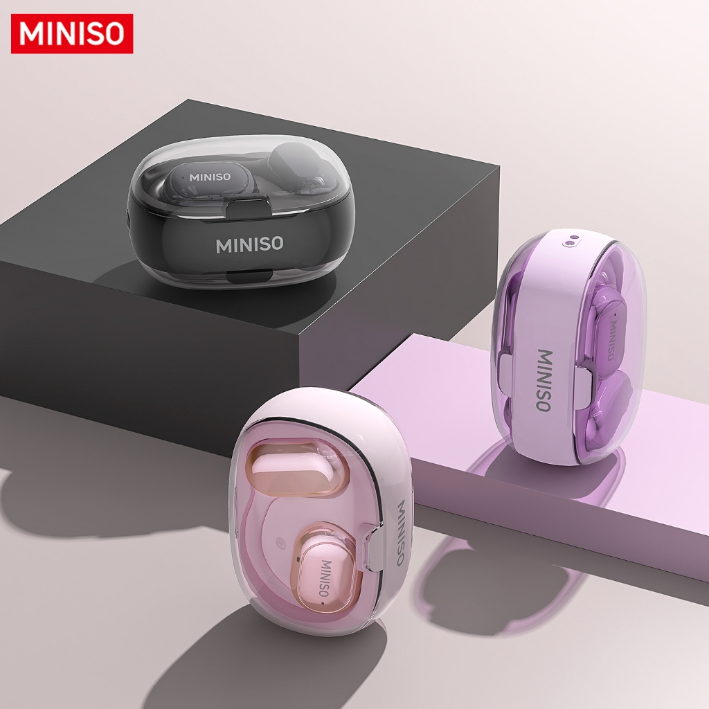 Jual Miniso X39 OWS Bluetooth Earphone Stereo 3D HD Call wireless ...