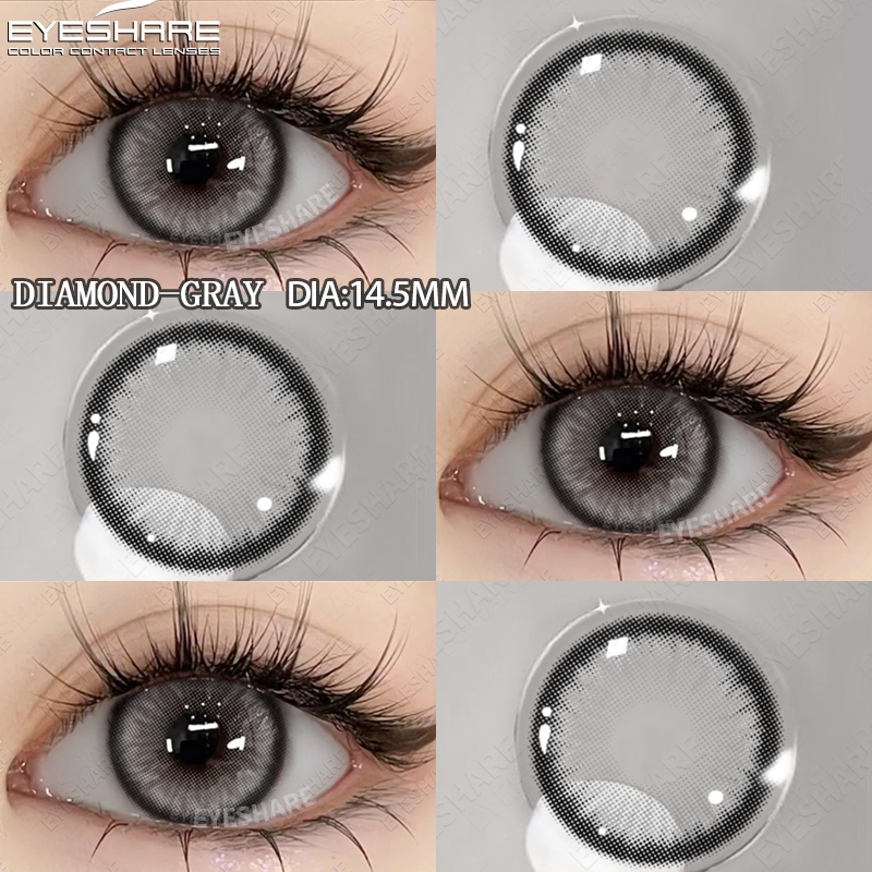 Jual Eyeshare diamond Softlens gray dolly eye lensa kontak warna 1 ...