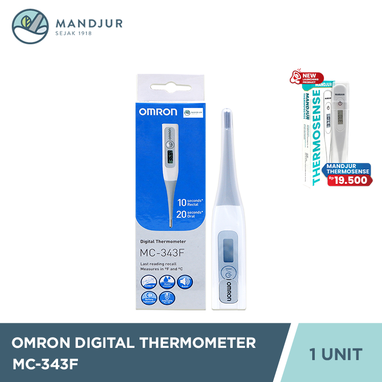 Jual Thermometer Digital Omron MC-343F - Alat Pengukur Suhu Tubuh | Shopee Indonesia