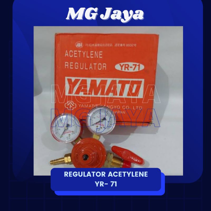 Jual REGULATOR YAMATO ACETYLENE YR-71 STANDAR / YAMATO SANGYO | Shopee Indonesia