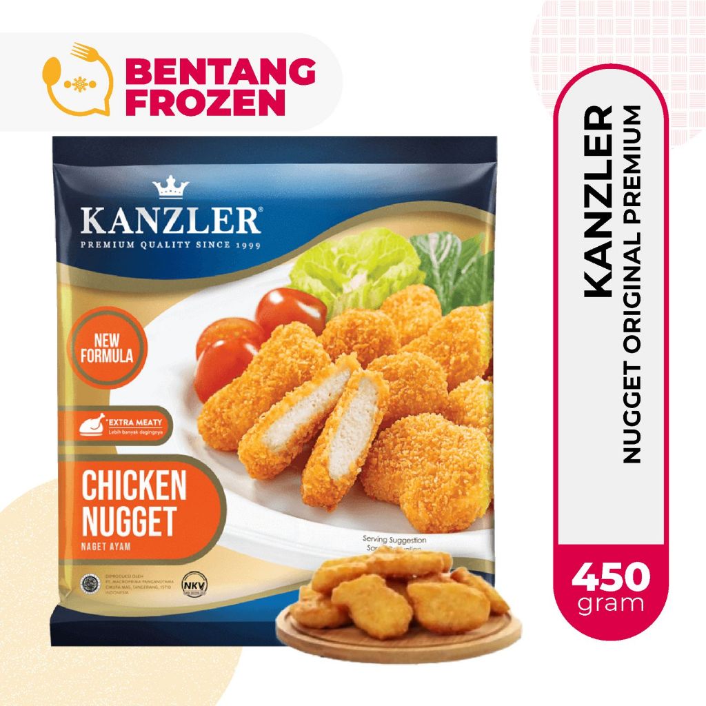 Jual Kanzler Chicken Nugget Premium Original 450gr / Nugget Kanzler ...