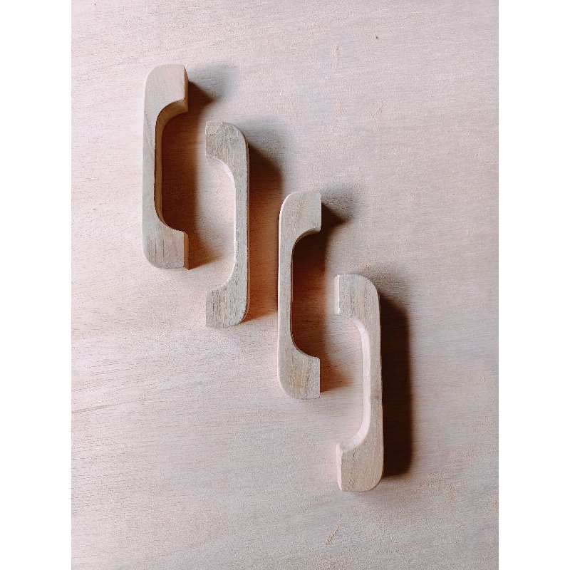 Jual Handle laci/tarikan pintu kayu jati estetic | Shopee Indonesia