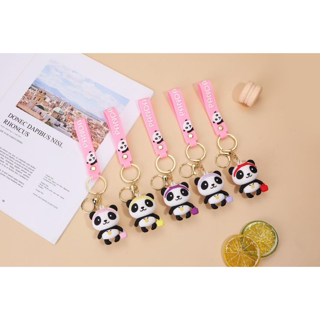 Jual KY23 - Premium Gantungan Kunci Boneka Baby Panda gantungan kunci ...
