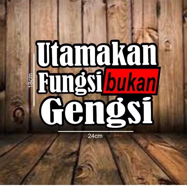 Jual stiker cutting utamakan fungsi bukan gengsi stiker kepet truck ...