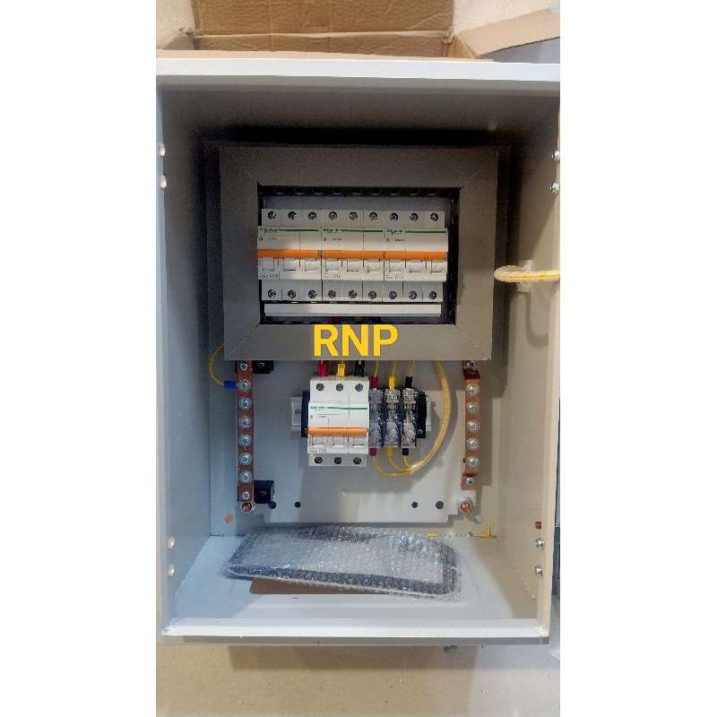 Jual panel 3 phase output 3 phase box indoor ukuran 30x40cm komplit ...